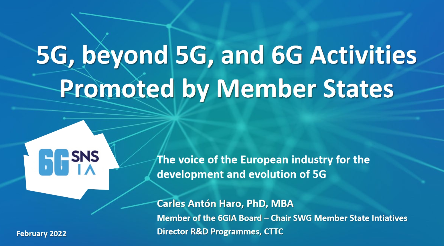 6G SNS IA report – 5G!Drones H2020 ICT-19-2019 5G-PPP 5GDrones Project