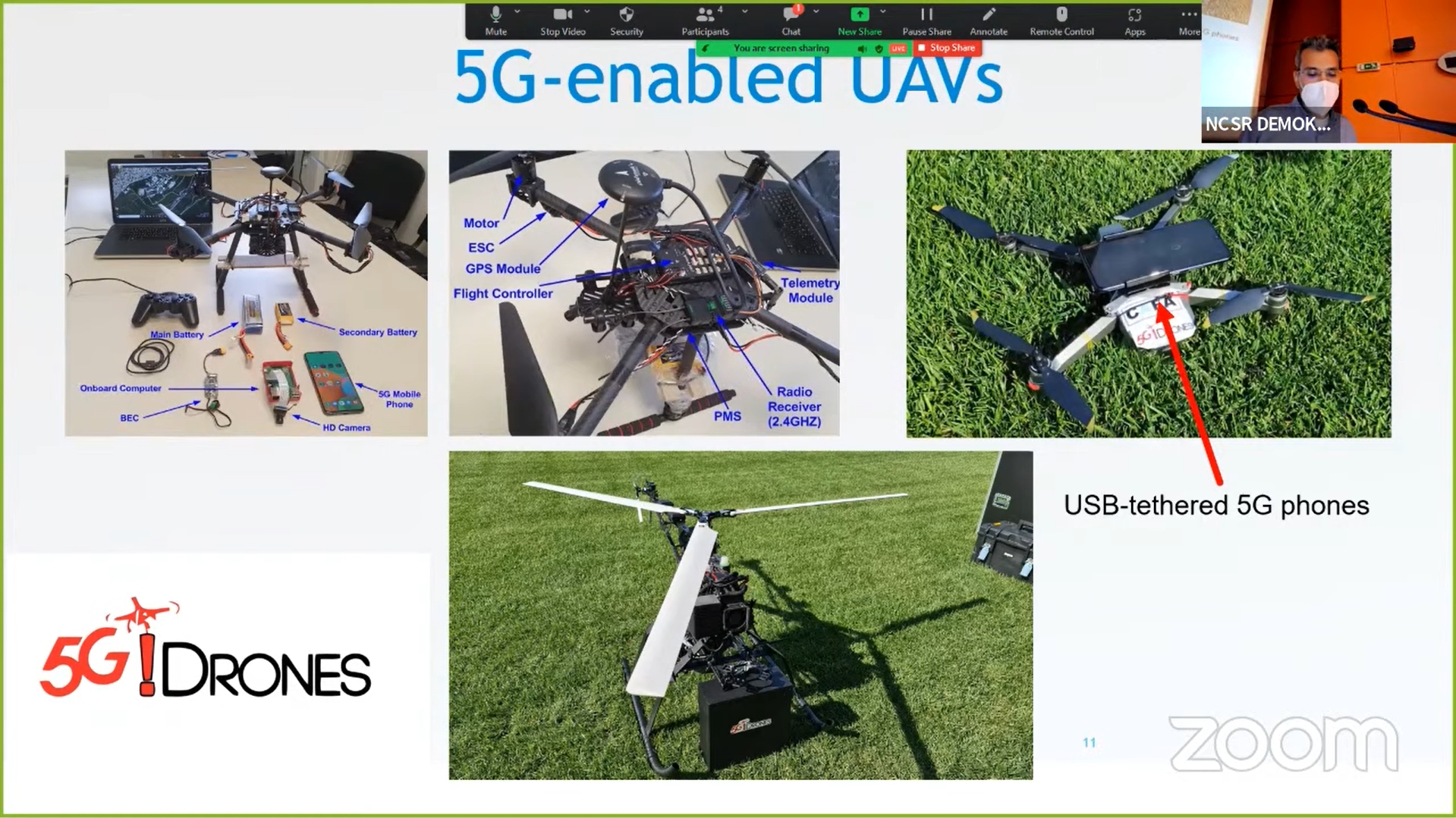 5G!Drones presentation at NCSRD summer school – 5G!Drones H2020 ICT-19 ...